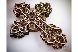 Christian Cross, Laser cut Cross, Cricut Cross SVG | Master Bundles