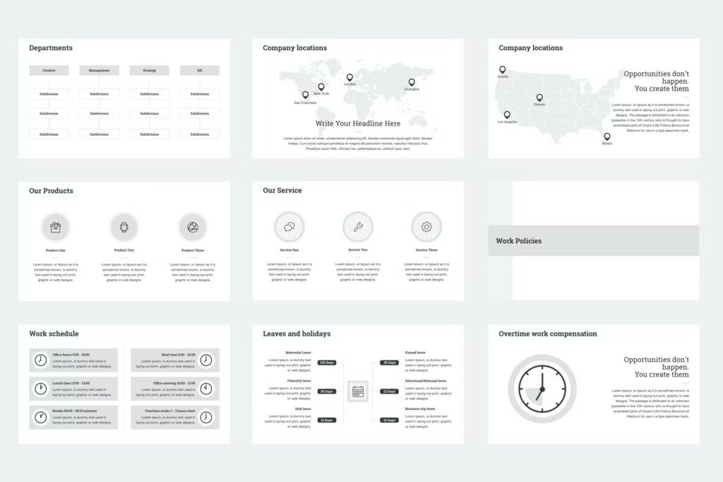 HR Human Resources PowerPoint Template – MasterBundles