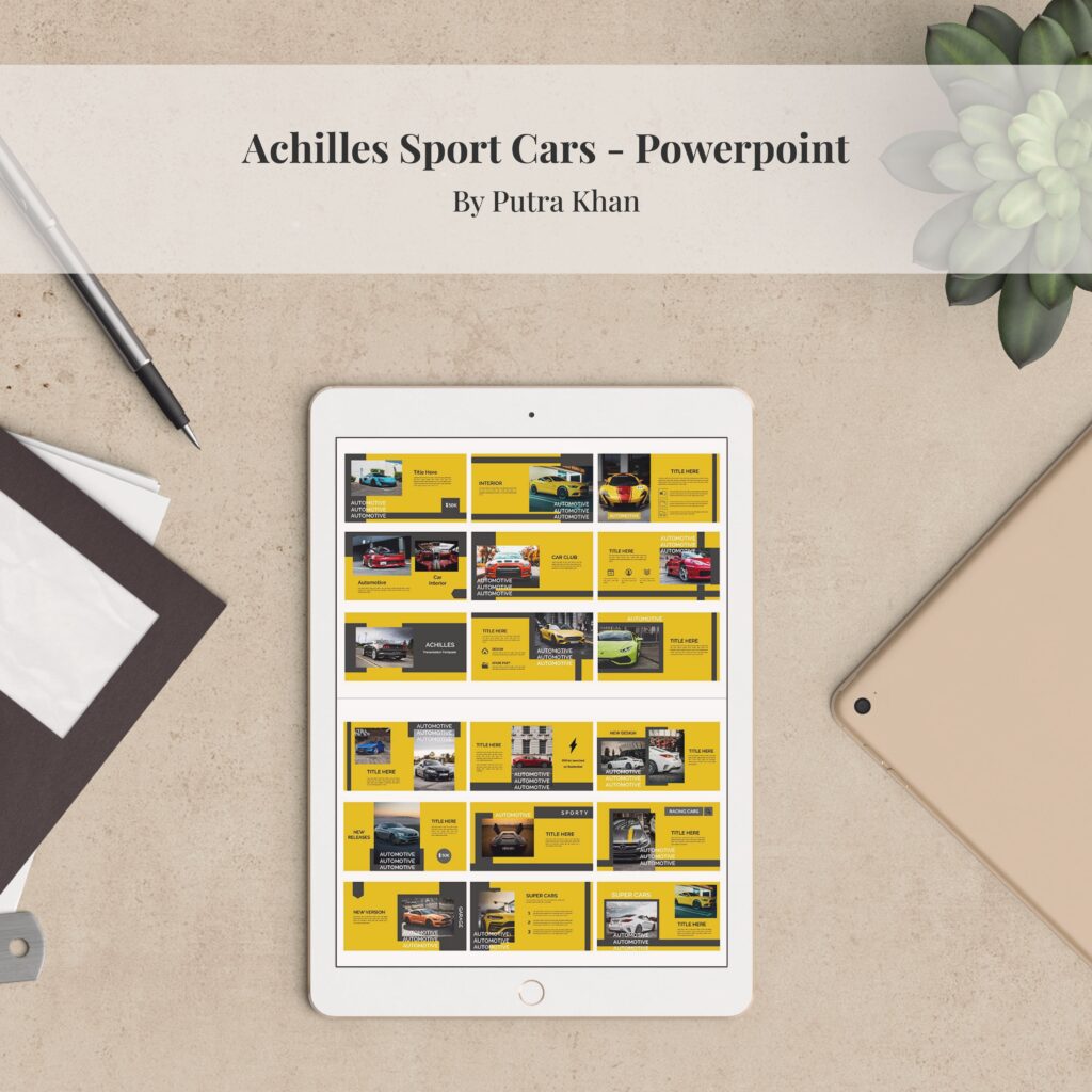 Free Auto Powerpoint Template – MasterBundles
