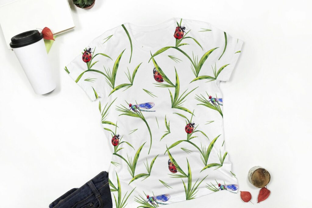 Ladybugs & Dragonfly Clipart Watercolor Sublimation Graphics – MasterBundles