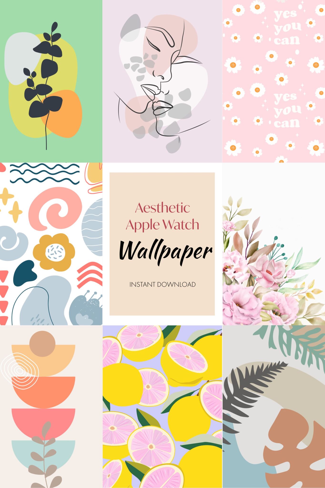 Aesthetic Apple Watch Faces – MasterBundles