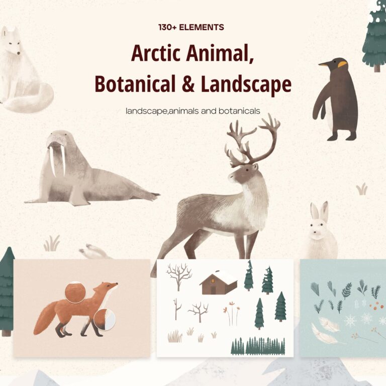 Arctic Animals Birthday Party | Master Bundles