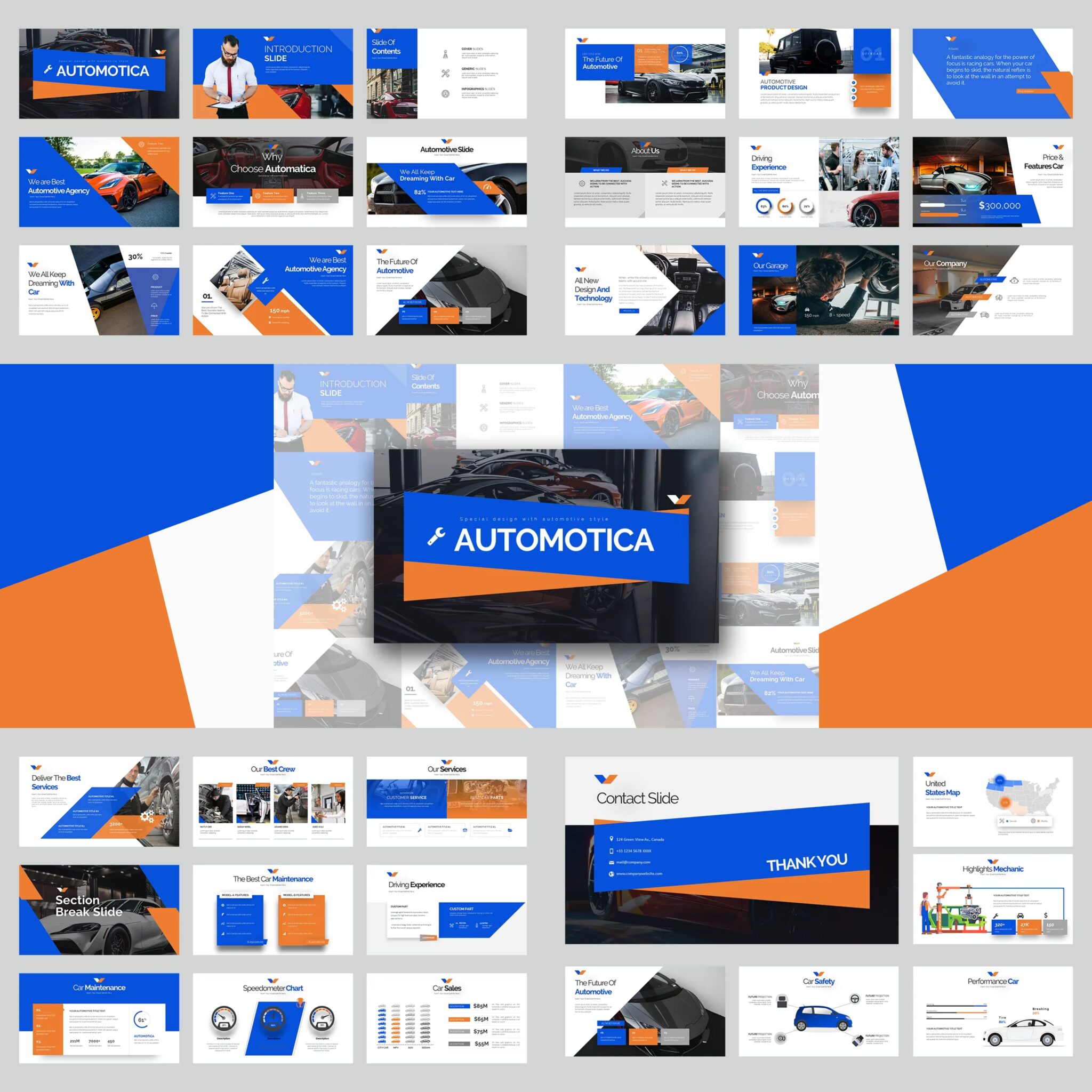 Automotica Powerpoint Presentation – MasterBundles