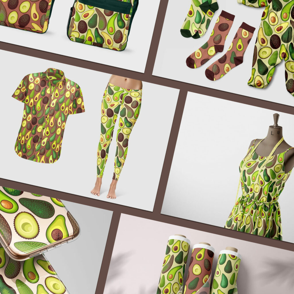Avocados Patterns – MasterBundles