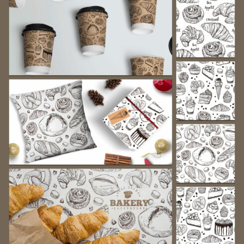 Bakery And Dessert Seamless Pattern – MasterBundles