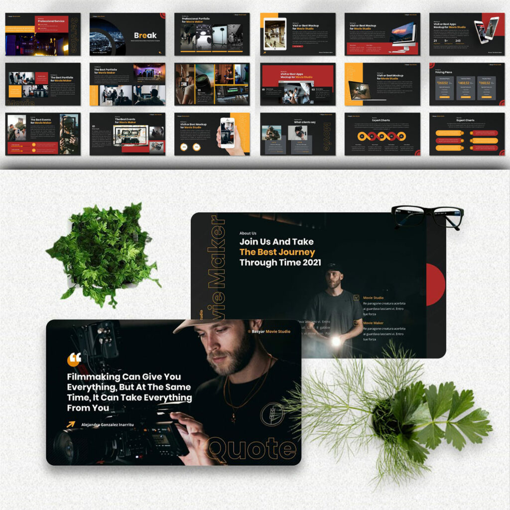 Basyar - Movie Studio Powerpoint – MasterBundles