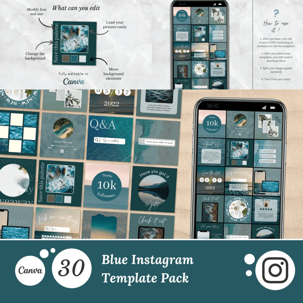 10 Instagram Post Design Pack - MasterBundles