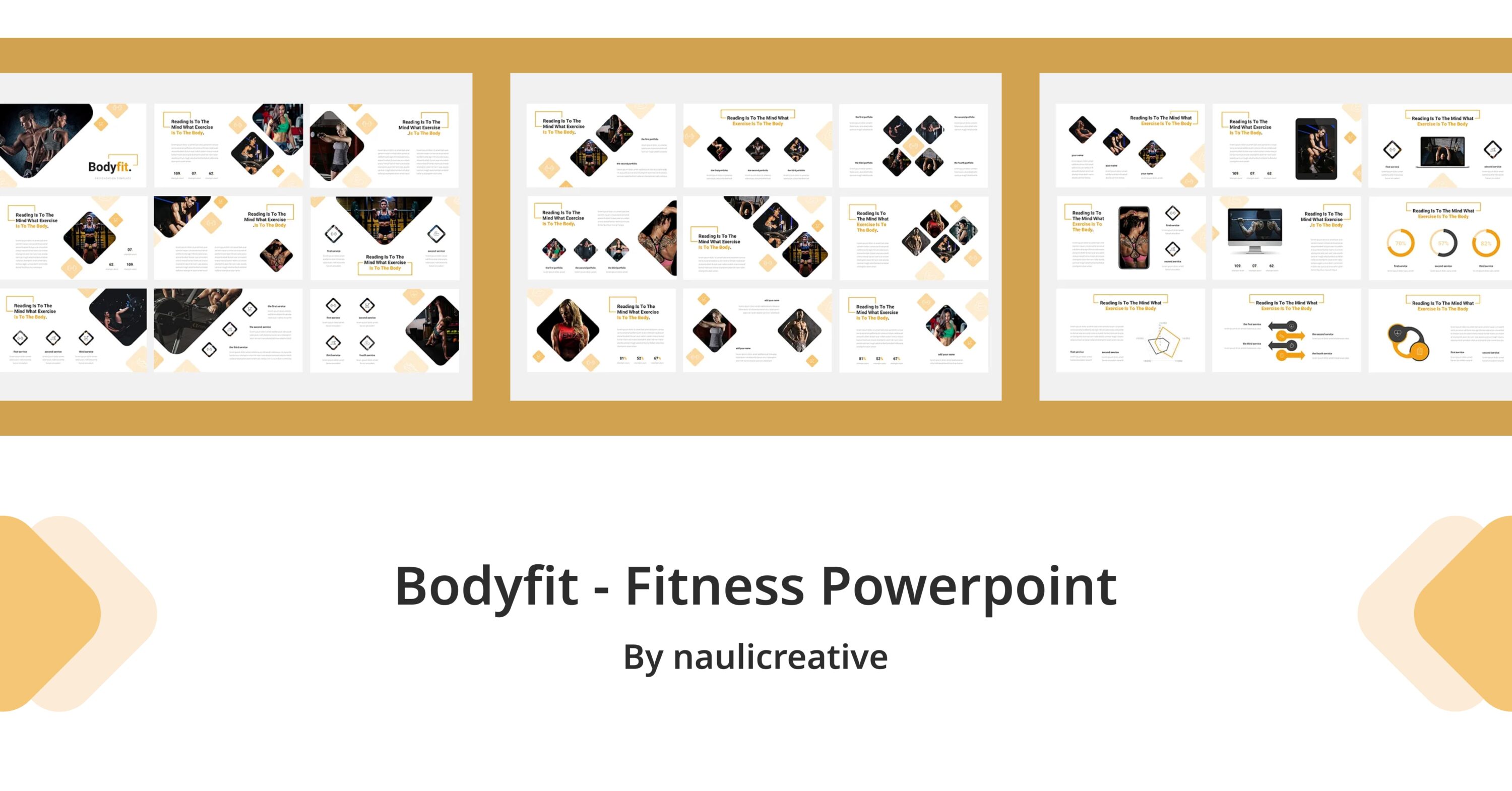 Bodyfit - Fitness Powerpoint – MasterBundles
