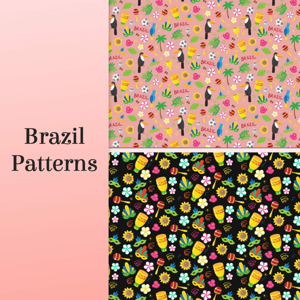 Hot House Pattern Background Papers – MasterBundles