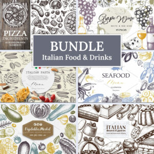 Bundle Italian Food & Drinks 80% OFF – MasterBundles