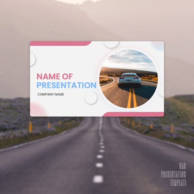 Free Car Presentation Template – MasterBundles