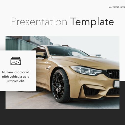 Car Rental PowerPoint Theme | Master Bundles