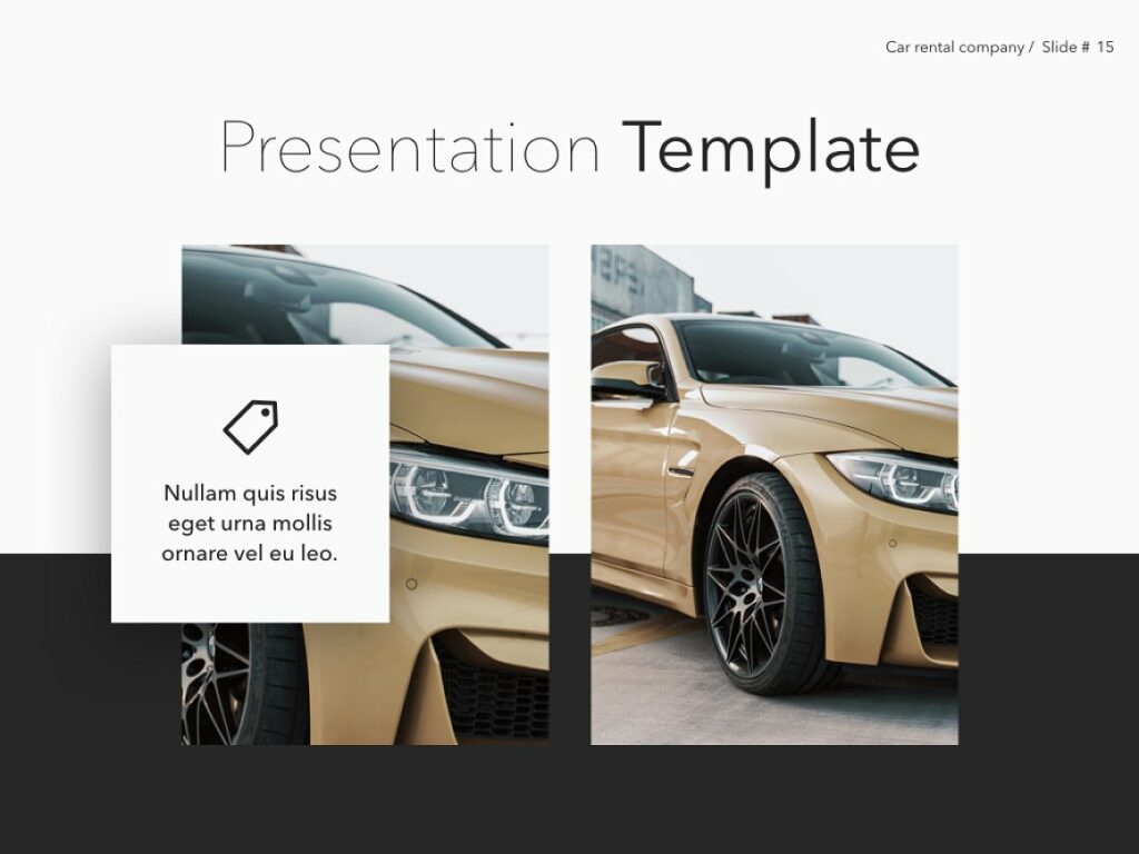 Car Rental PowerPoint Theme – MasterBundles