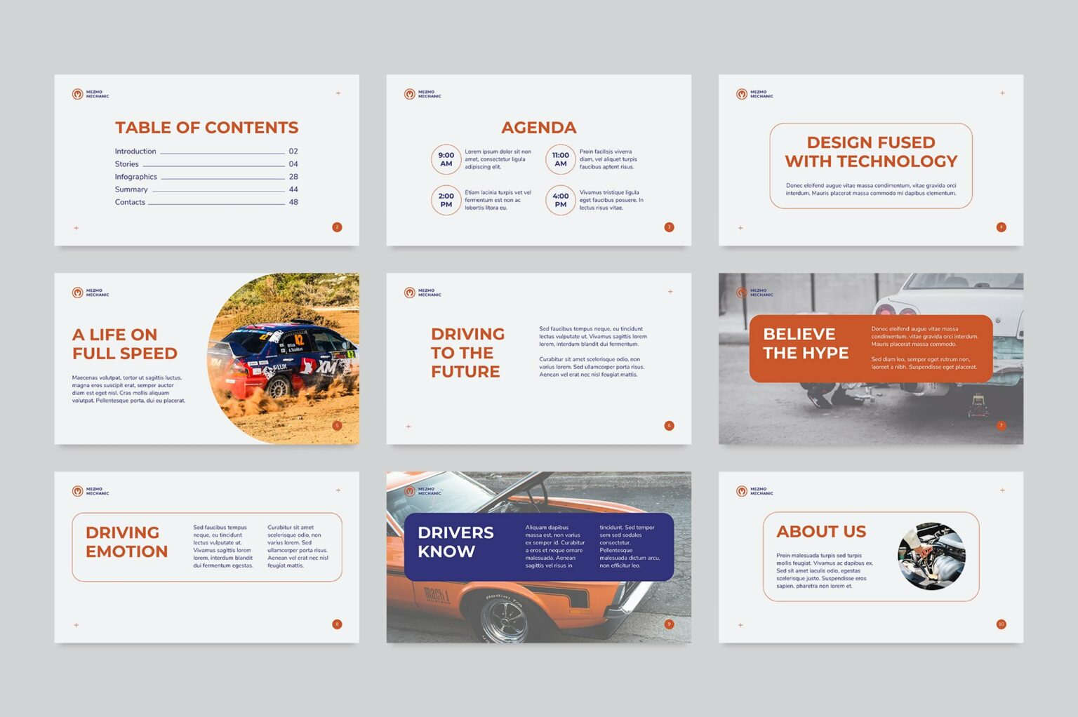 Presentation Car Repair – MasterBundles