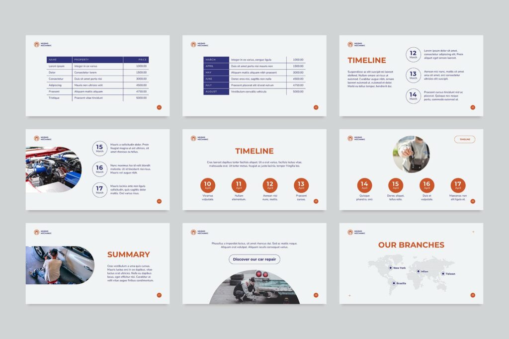 Presentation Car Repair – MasterBundles