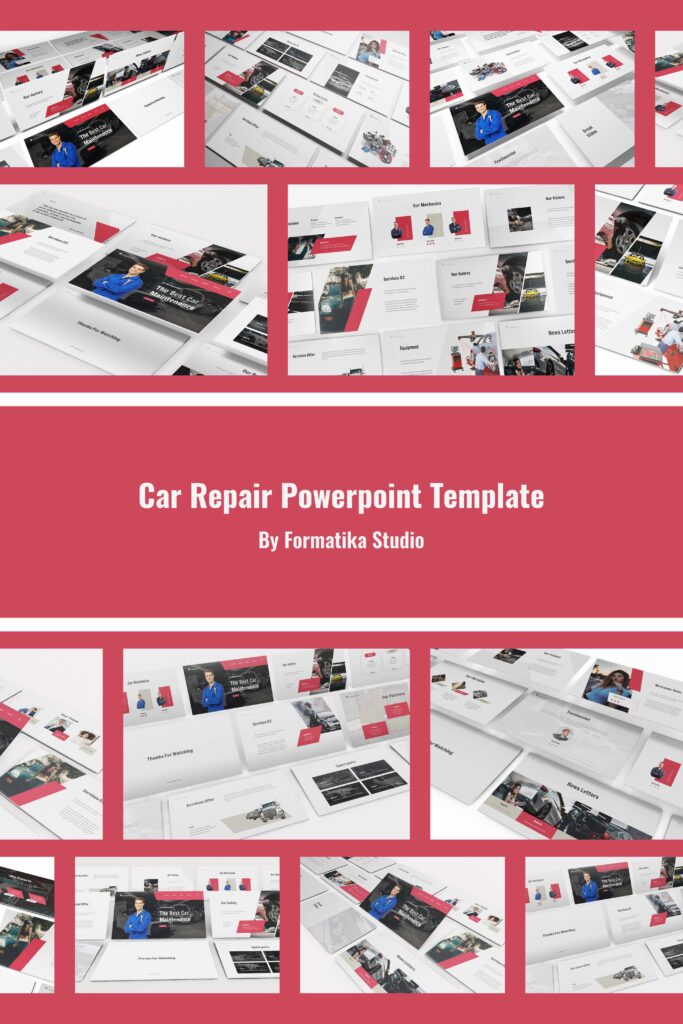 Car Repair Powerpoint Template – MasterBundles