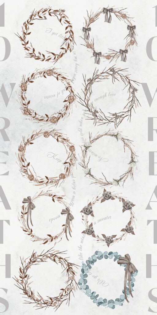 Watercolor Winter Maps – MasterBundles