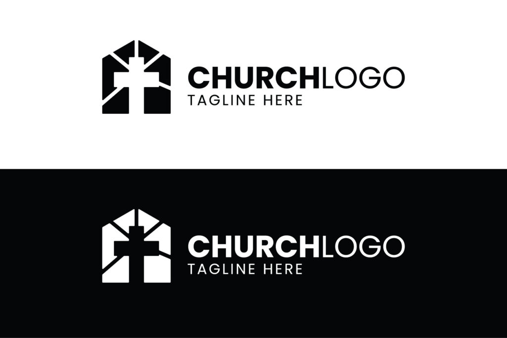 Colorful Church Logo Mosaic Design - MasterBundles