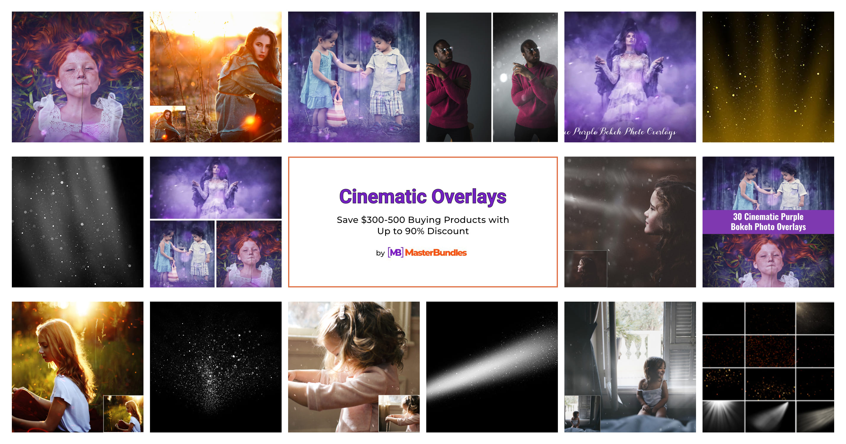 60+ Cinematic Overlays for 2025 - MasterBundles