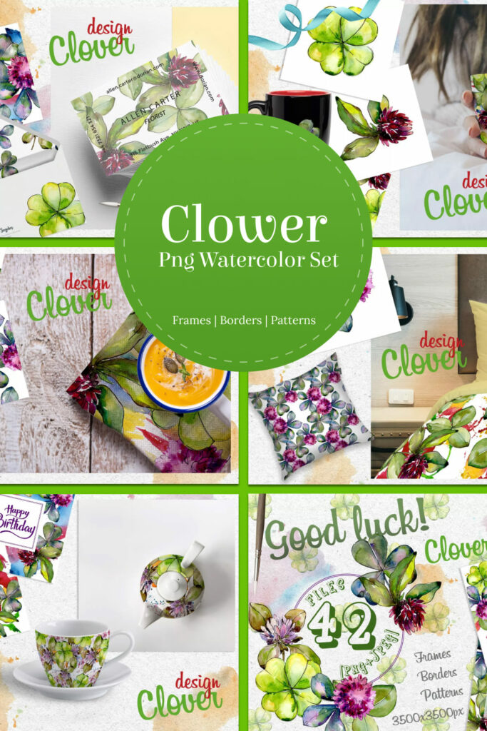 Clower PNG Watercolor Set - $5 ONLY – MasterBundles