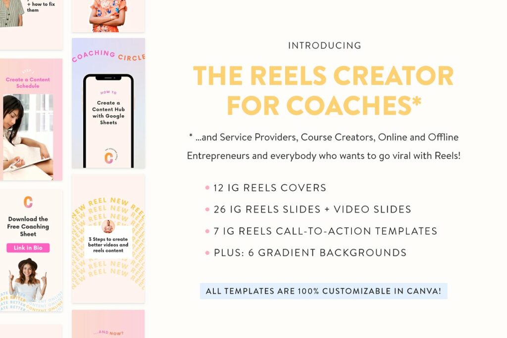 Coach Reels Creator Kit - Instagram | MasterBundles