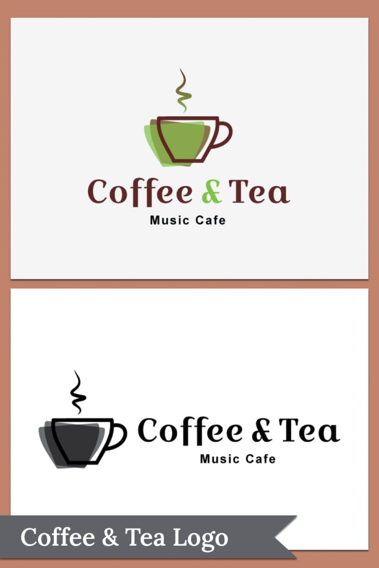 Coffee & Tea Logo – MasterBundles