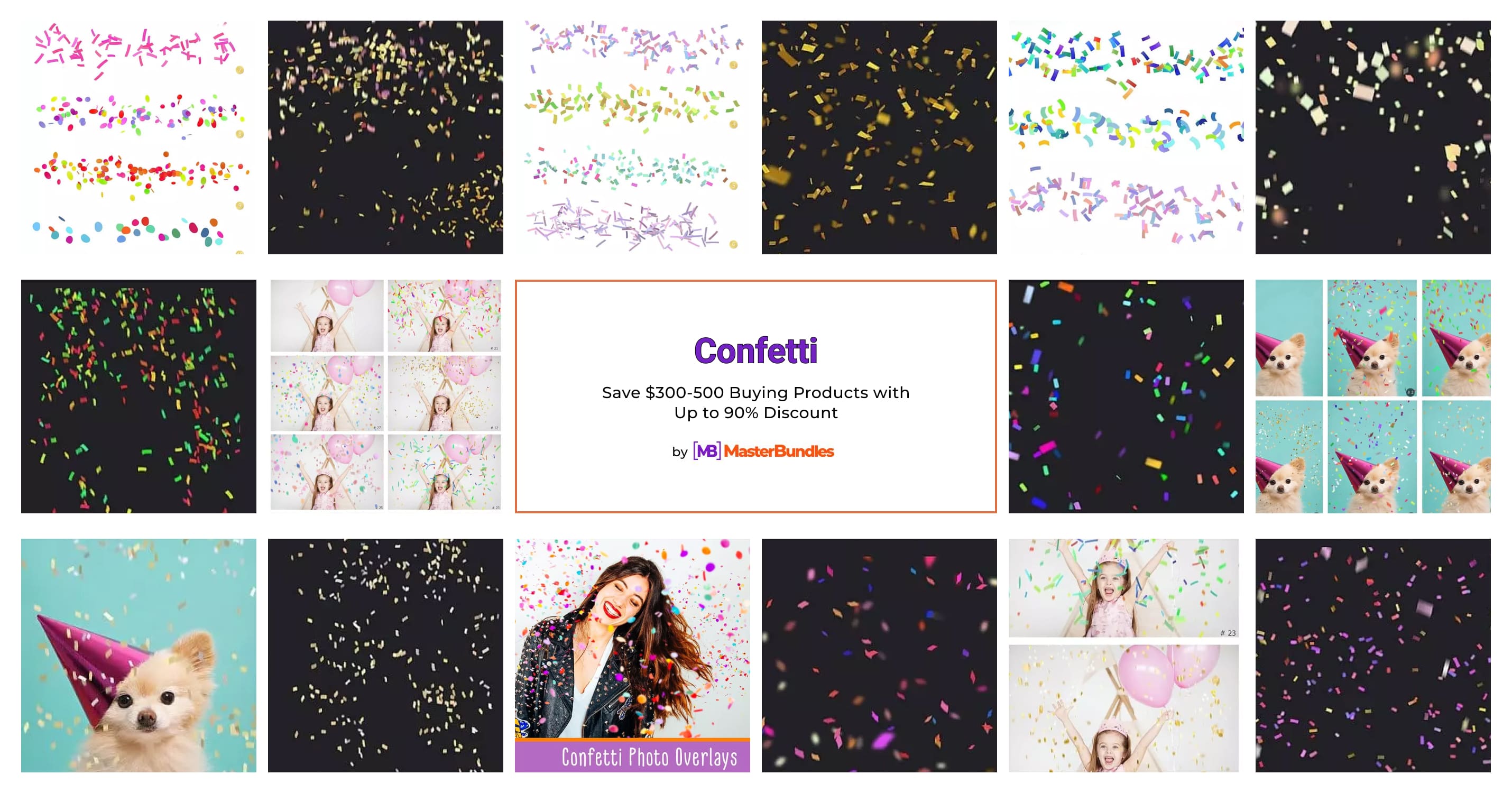 17+ Confetti Overlays for 2025 - MasterBundles