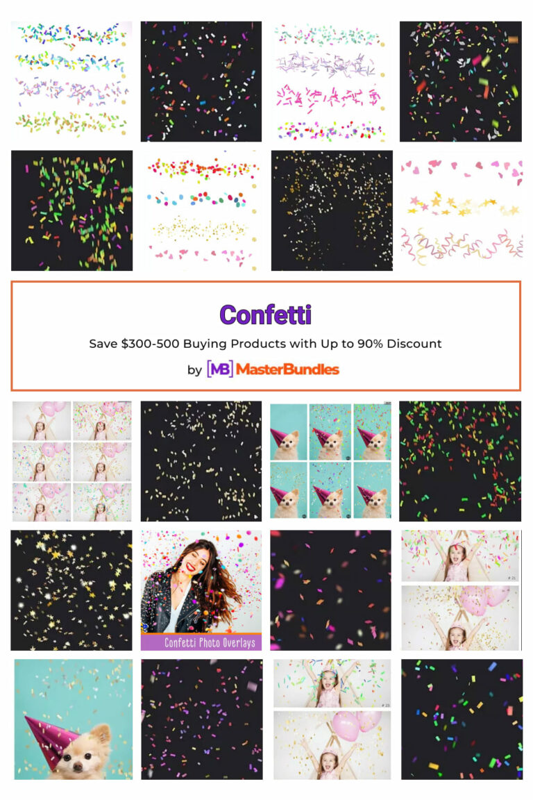 17+ Confetti Overlays for 2025 - MasterBundles