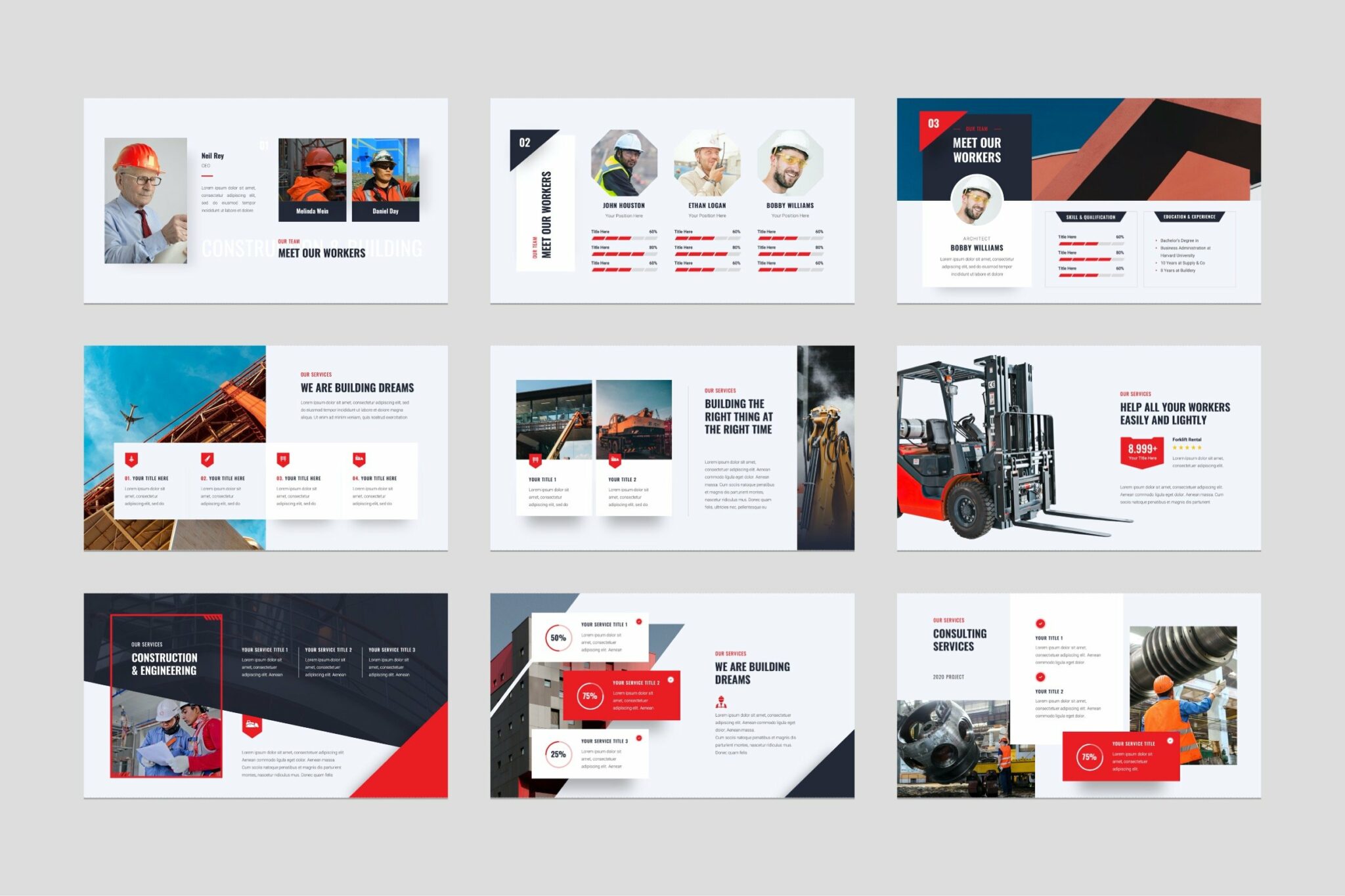 Construction and Building Template PPTX – MasterBundles