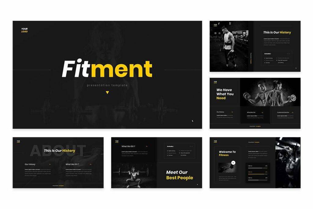 Fitment - Fitness Powerpoint – MasterBundles