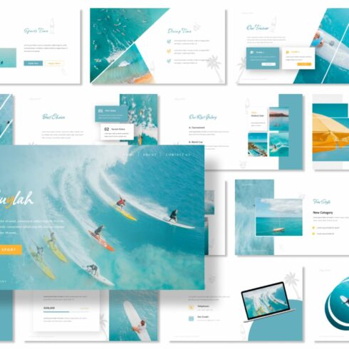 Surfing & Water Sport PowerPoint | Master Bundles