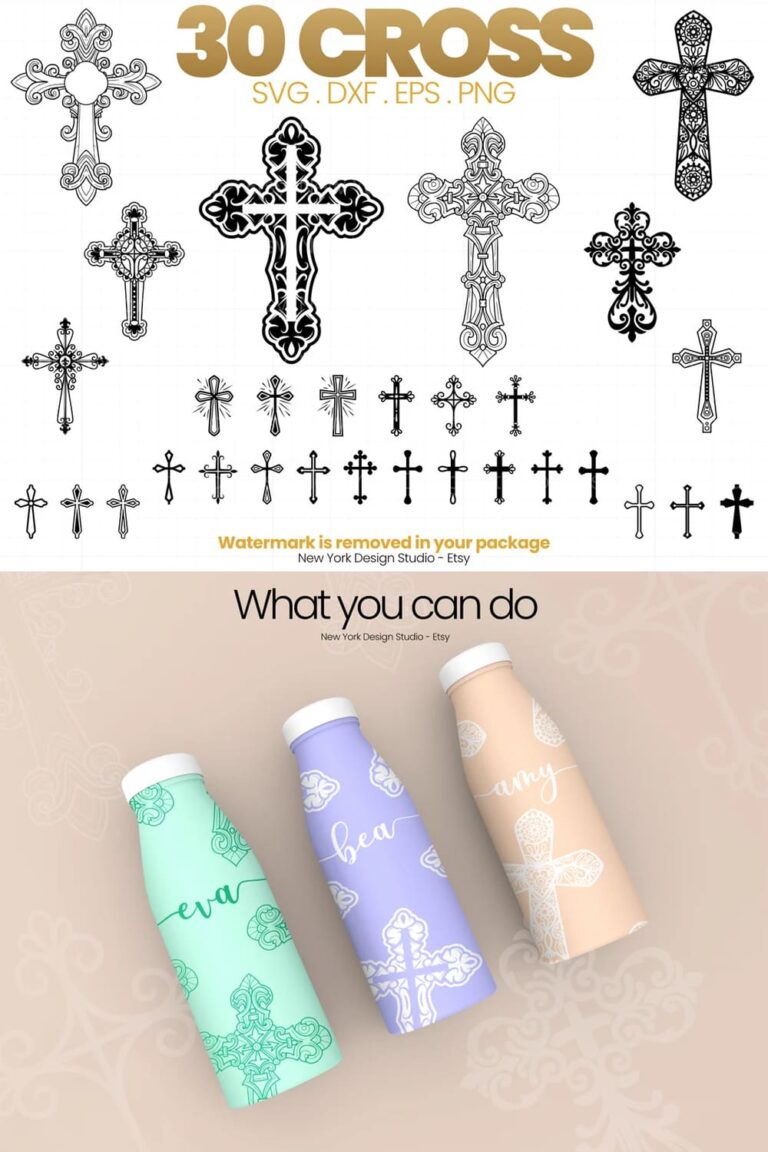 Cross SVG, Crosses Clipart, Christian Svg Files – MasterBundles