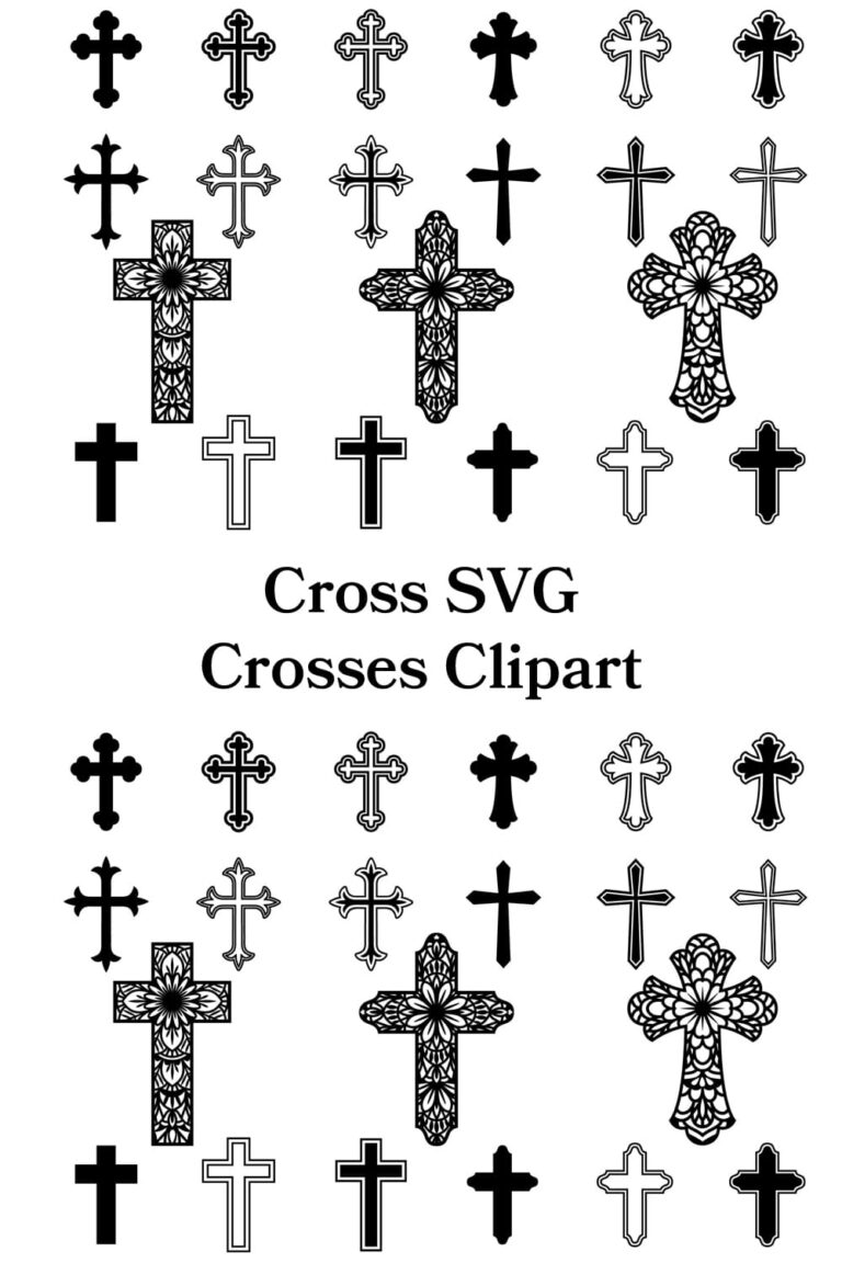 Cross SVG, Crosses Clipart – MasterBundles