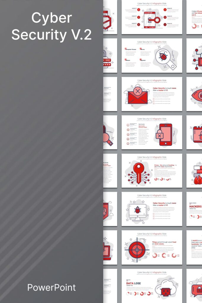 Cyber Security V.2 PowerPoint – MasterBundles