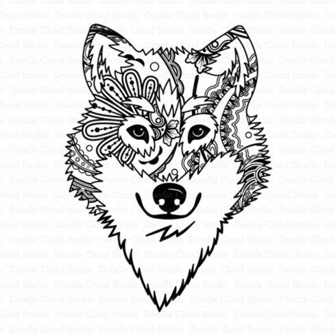 Wolf SVG, Wolf Head SVG, Wolf Mandala SVG | Master Bundles