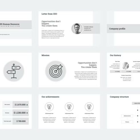 HR Human Resources PowerPoint Template | Master Bundles