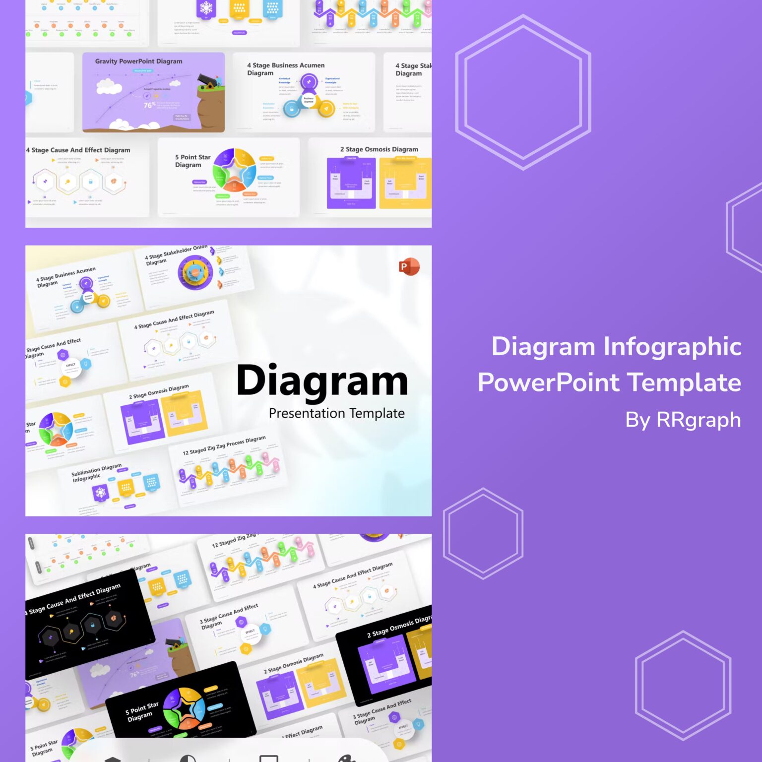 Diagram Infographic PowerPoint Template – MasterBundles