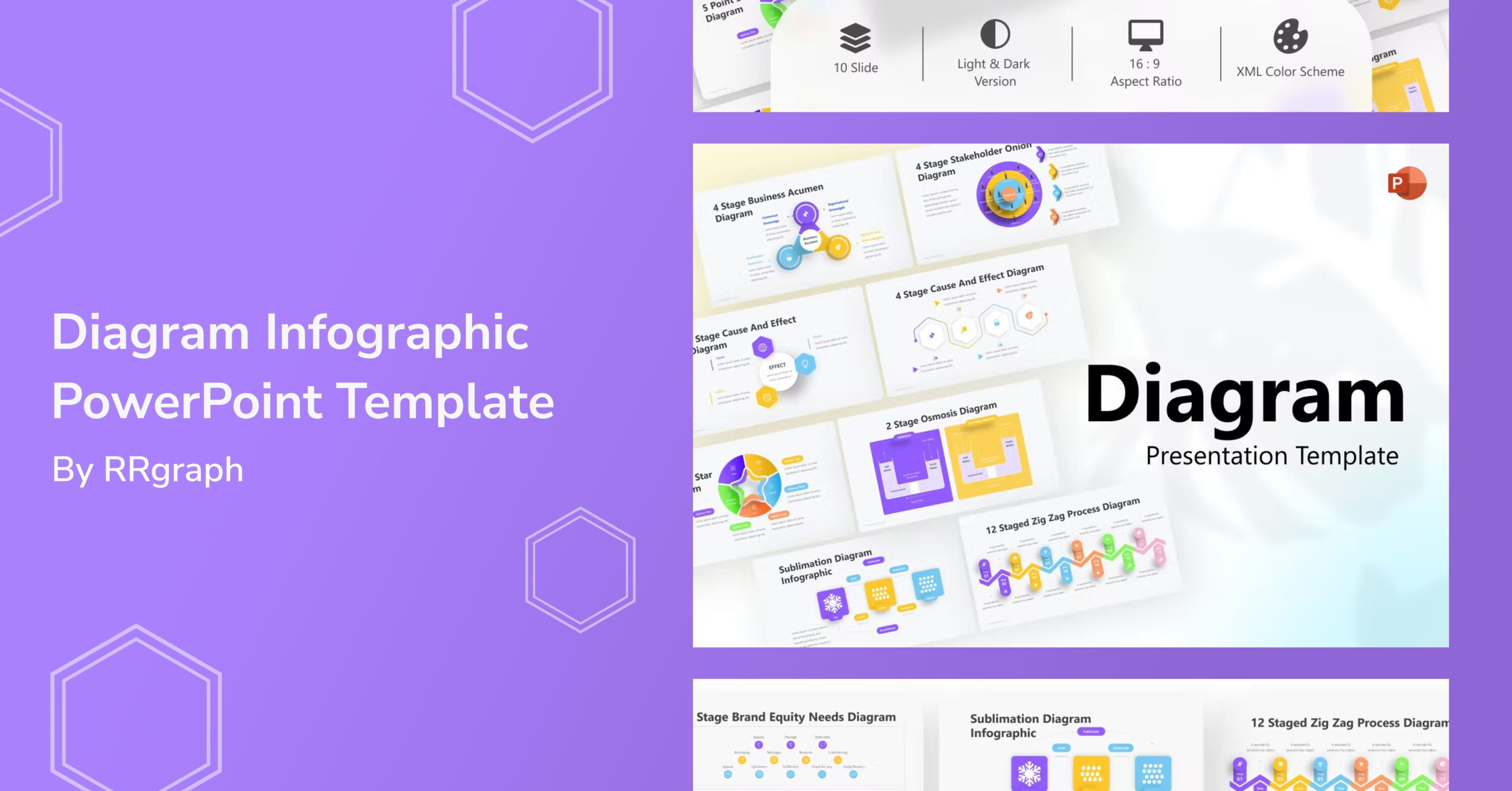 Diagram Infographic PowerPoint Template – MasterBundles