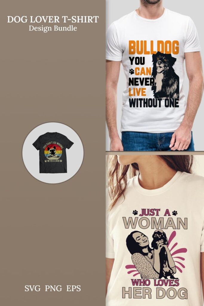 Dog Lover T-shirt Design Bundle – MasterBundles