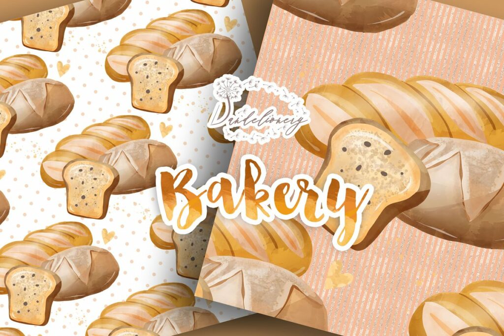 Bakery Digital Paper Pack – MasterBundles