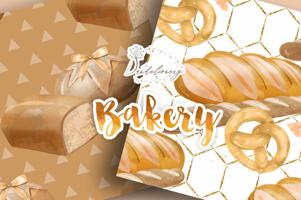 Bakery Digital Paper Pack – MasterBundles