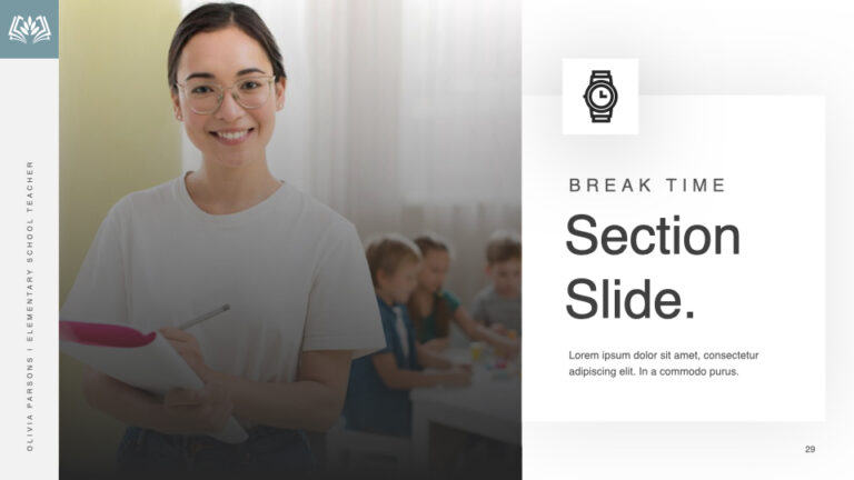 Elementary School Teacher Google Slides Theme – MasterBundles