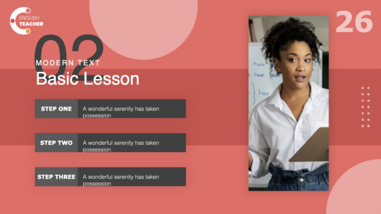 English Teacher Keynote Template – MasterBundles