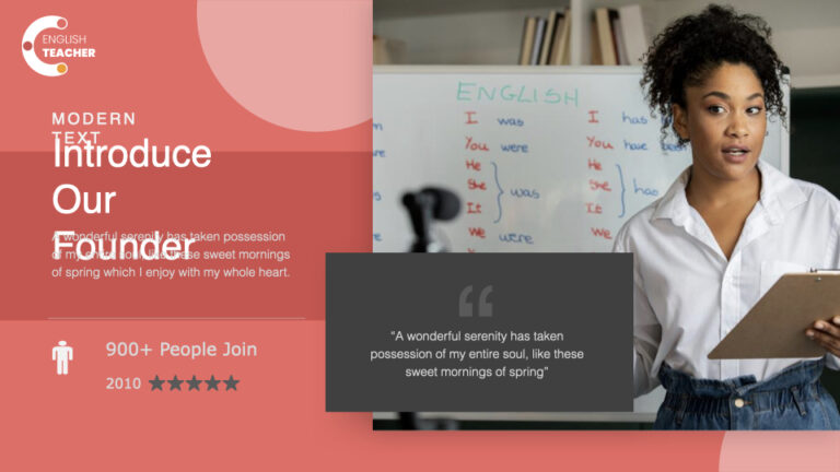 English Teacher Keynote Template – MasterBundles