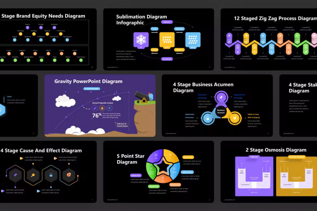 Diagram Infographic PowerPoint Template – MasterBundles