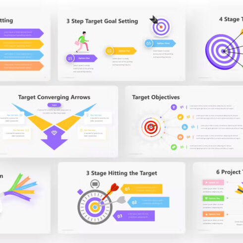 Target Diagram PowerPoint Template | Master Bundles