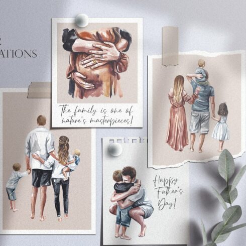 Family Watercolor Clipart – MasterBundles