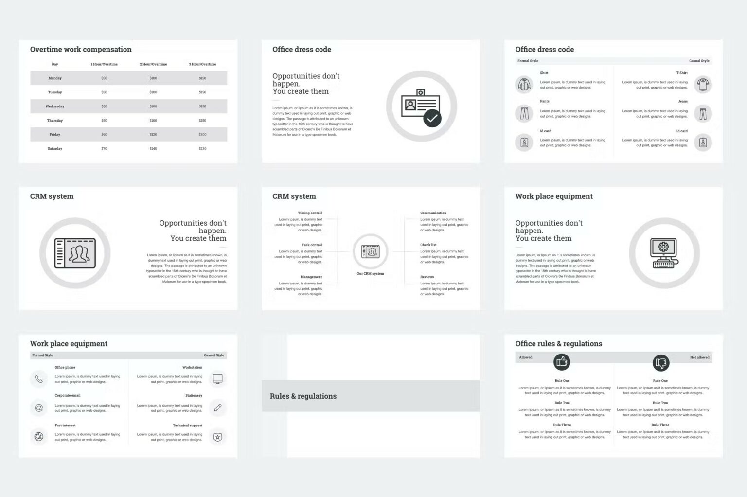 HR Human Resources PowerPoint Template – MasterBundles