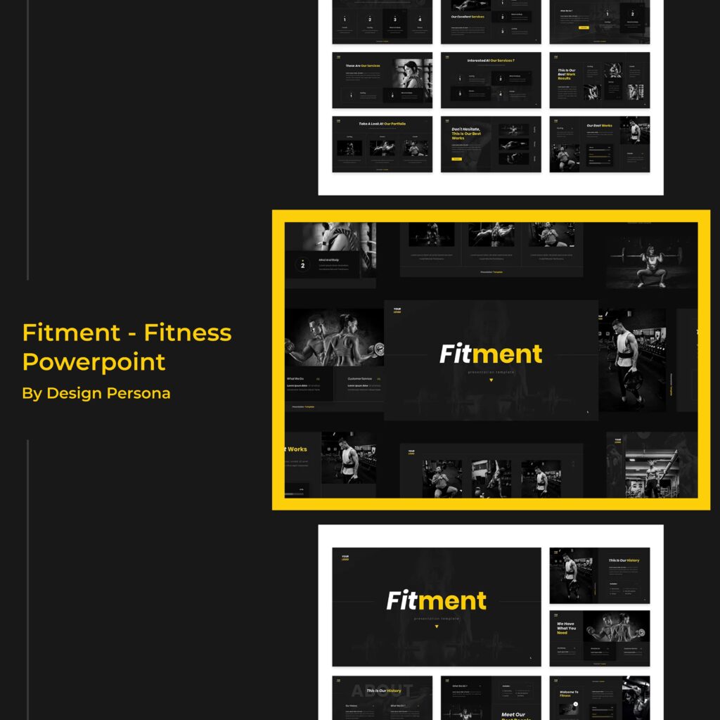 Fitment - Fitness Powerpoint – MasterBundles