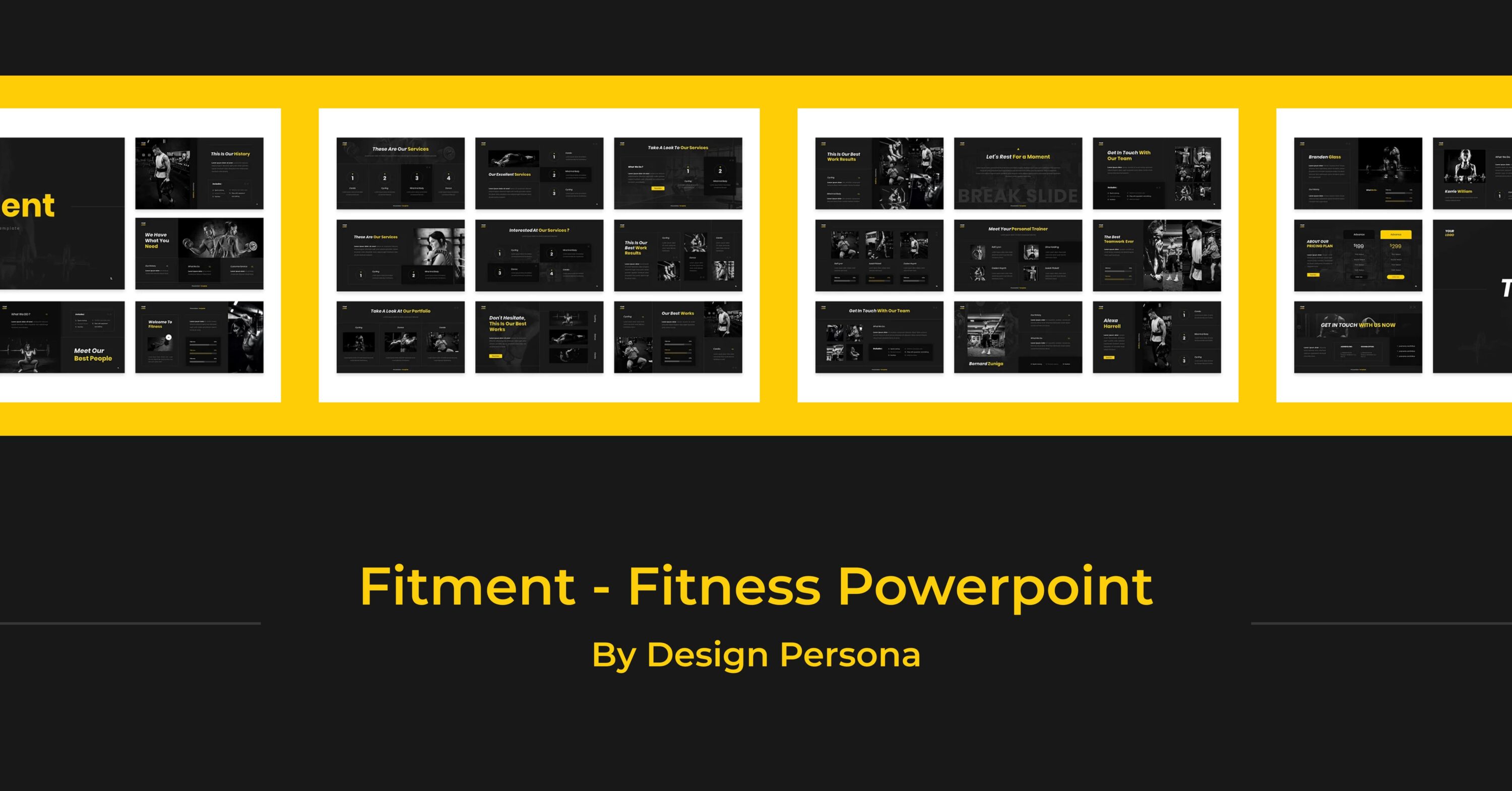 Fitment - Fitness Powerpoint – MasterBundles